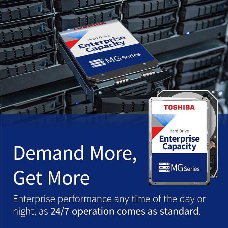 מחיר דיסק Toshiba MG Series Enterprise 512e 8TB 7200RPM MG10ADA800E